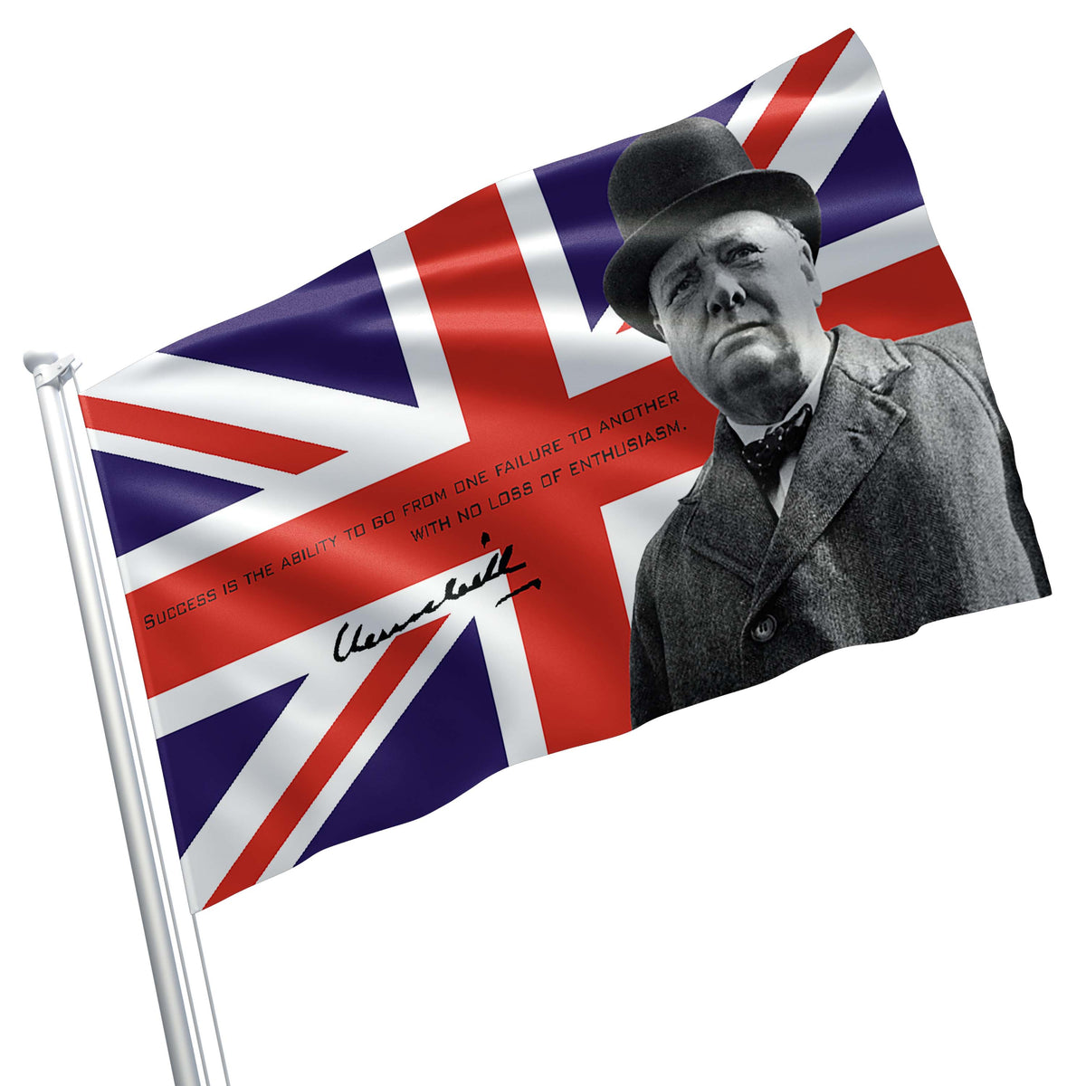 Sir Winston Churchill British Statesman Prime Minister of the United K ...