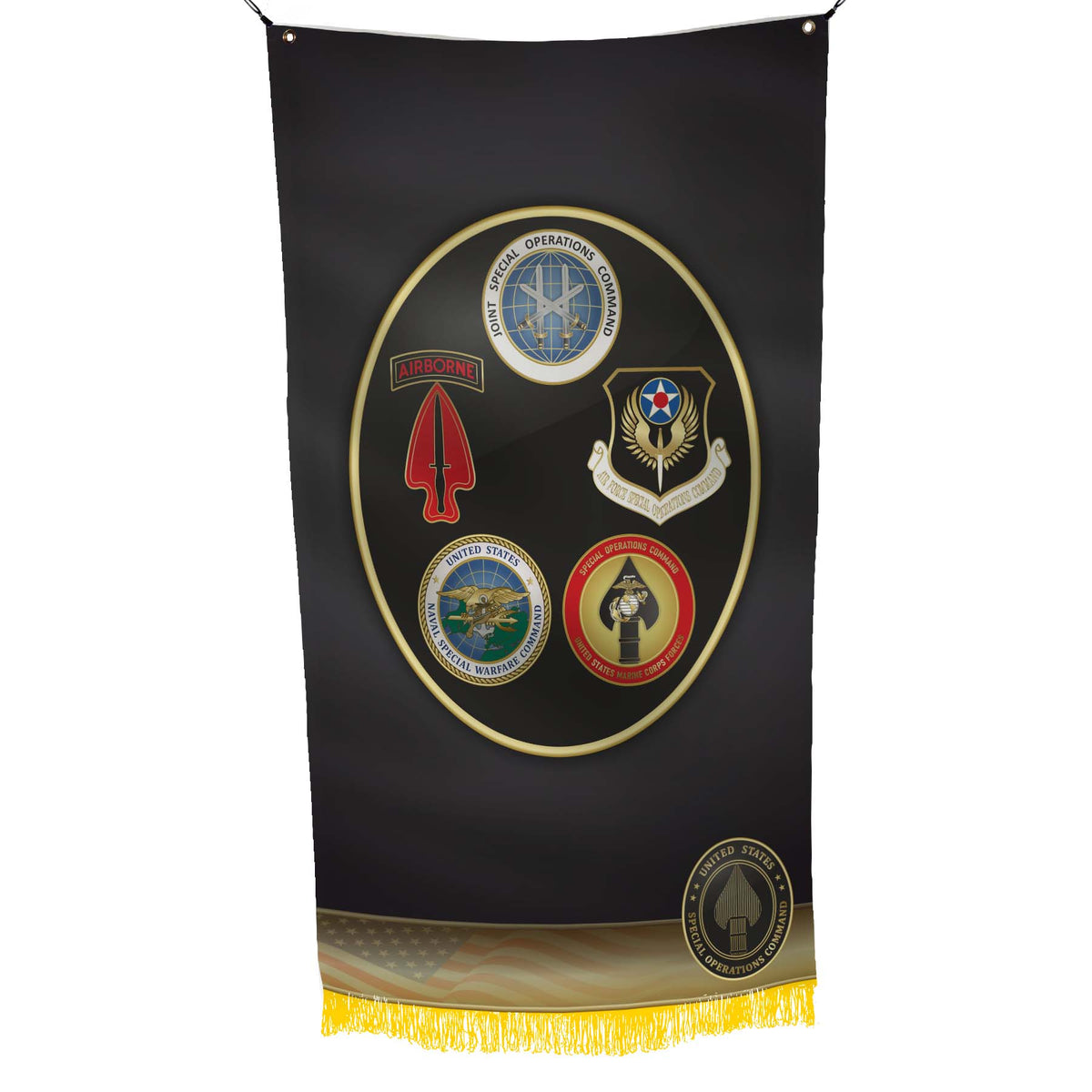 US Special Operations Command - USSOCOM Flag Banner — Apedes Flags And ...