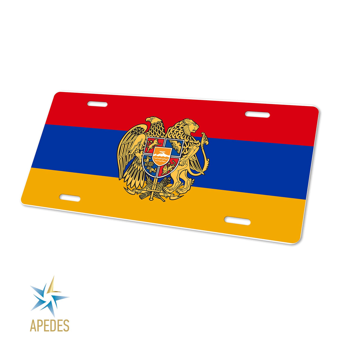 Armenia Decorative License Plate — Apedes Flags And Banners
