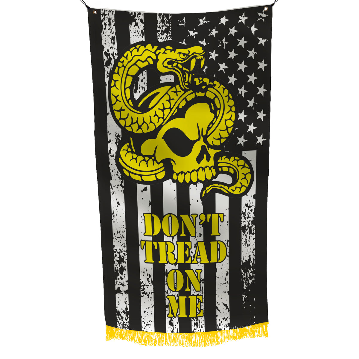 Don't Tread On Me Snake\ Cat Flag Banner — Apedes Flags And Banners