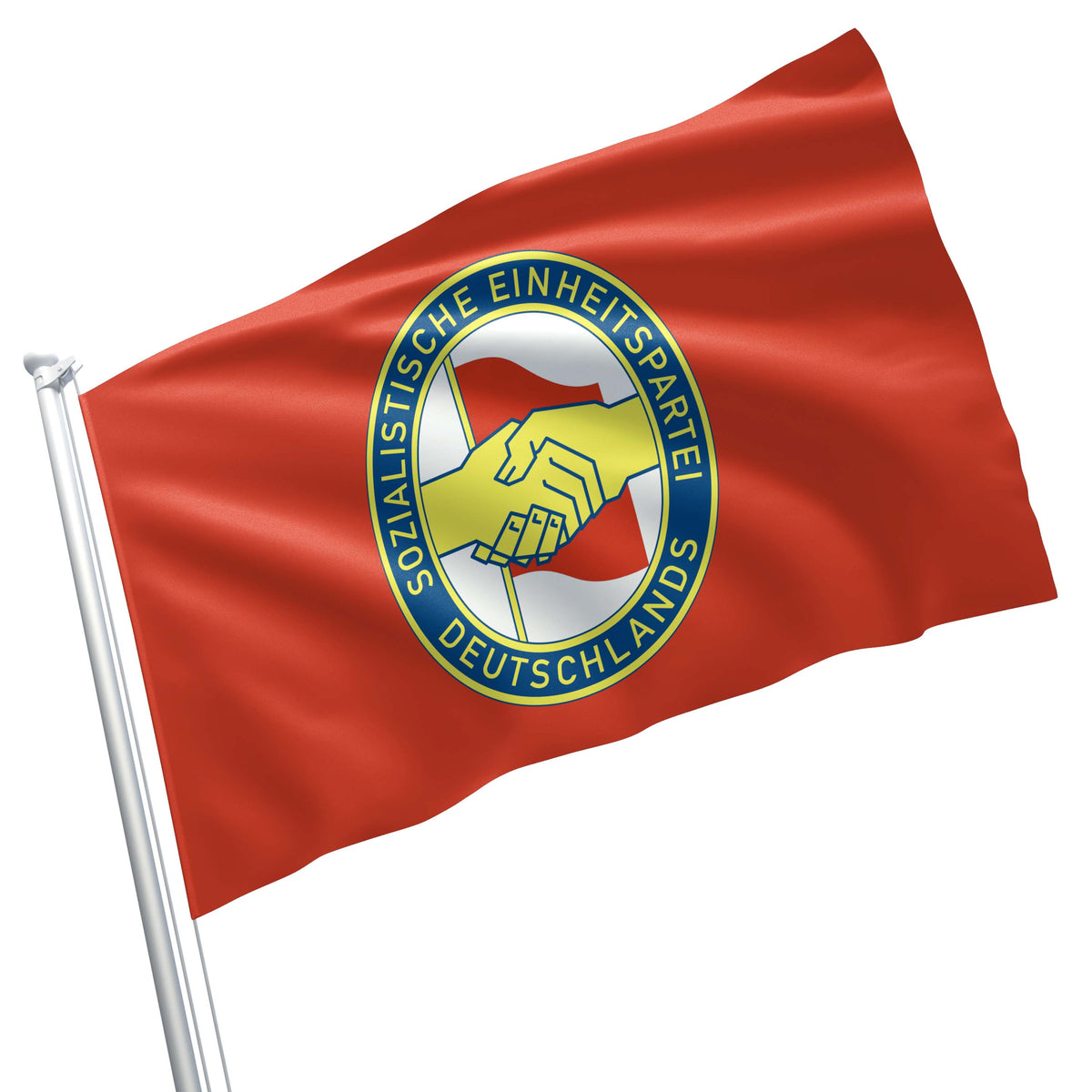 Socialist Unity Party of Germany Flag Banner — Apedes Flags And Banners