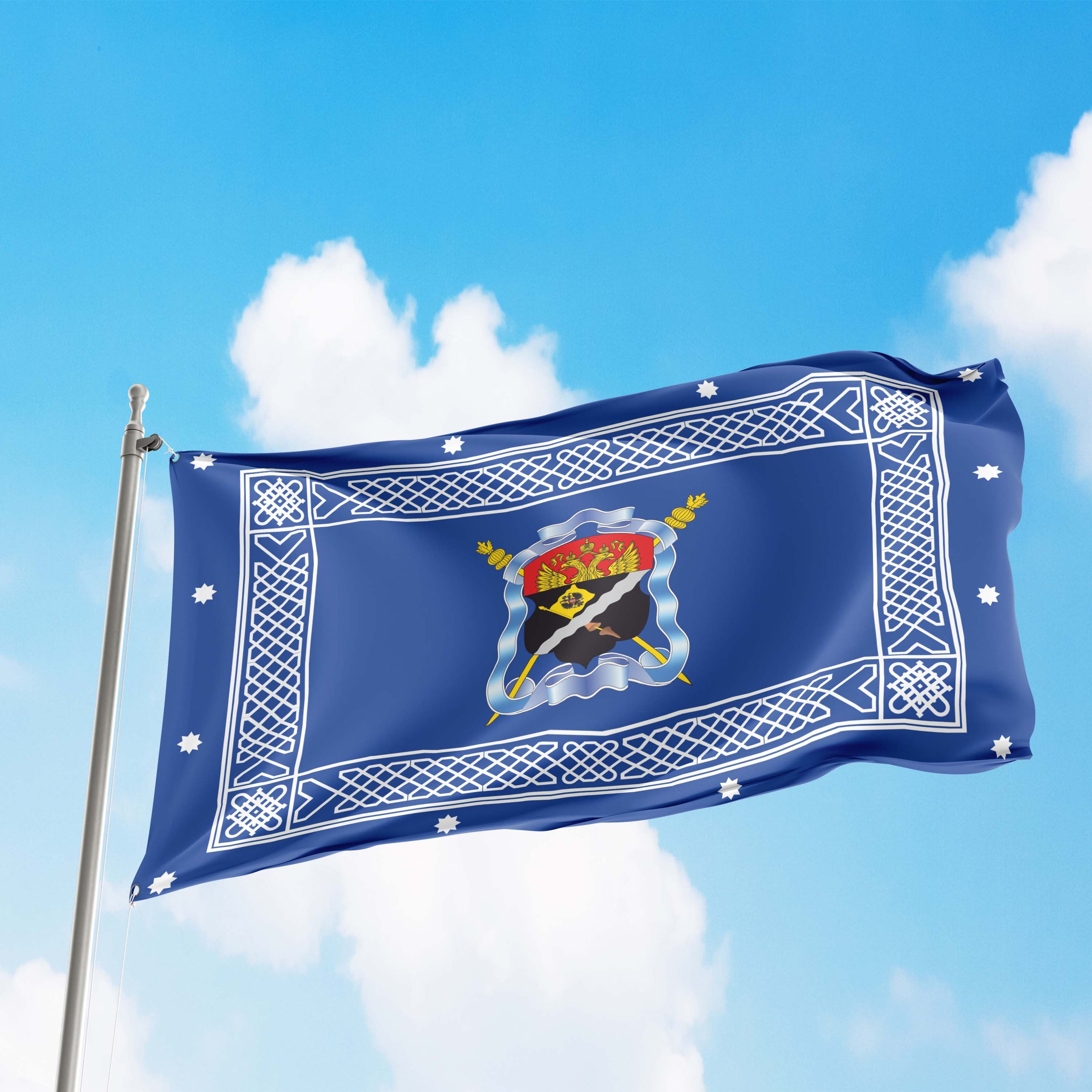 Terek Cossacks Terskoye Kazachje Vojsko Cossack Host Cossack Army Flag ...