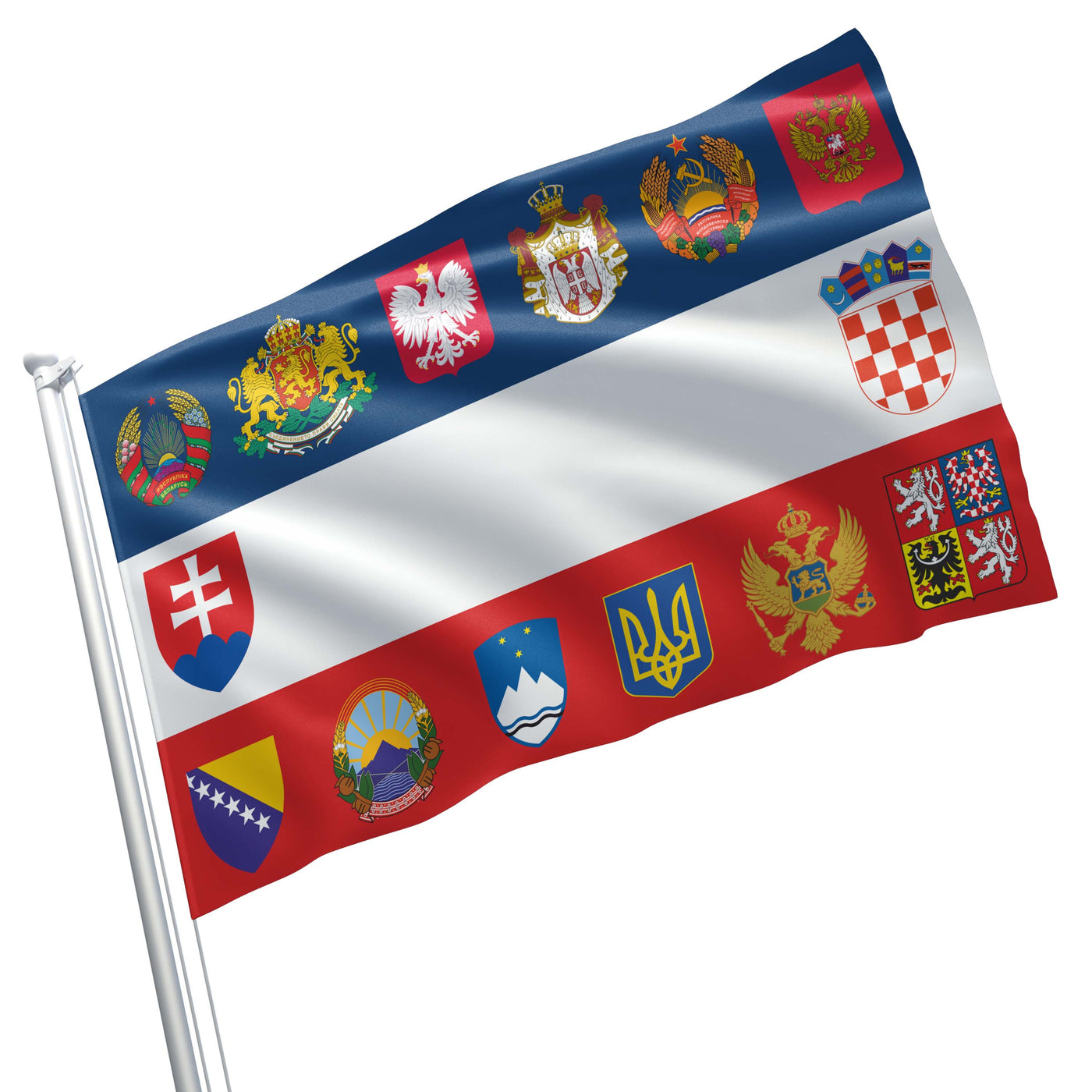 Slavic Union Flag Banner — Apedes Flags And Banners
