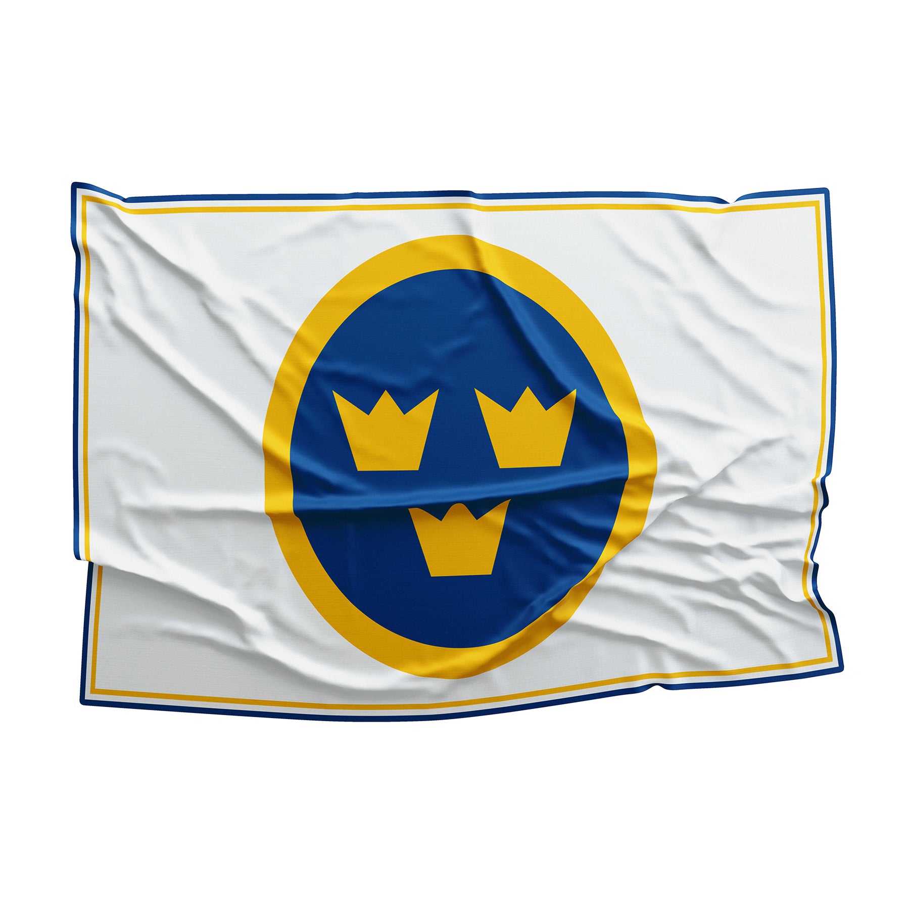 Swedish Air Force Roundel Flag Banner — Apedes Flags And Banners