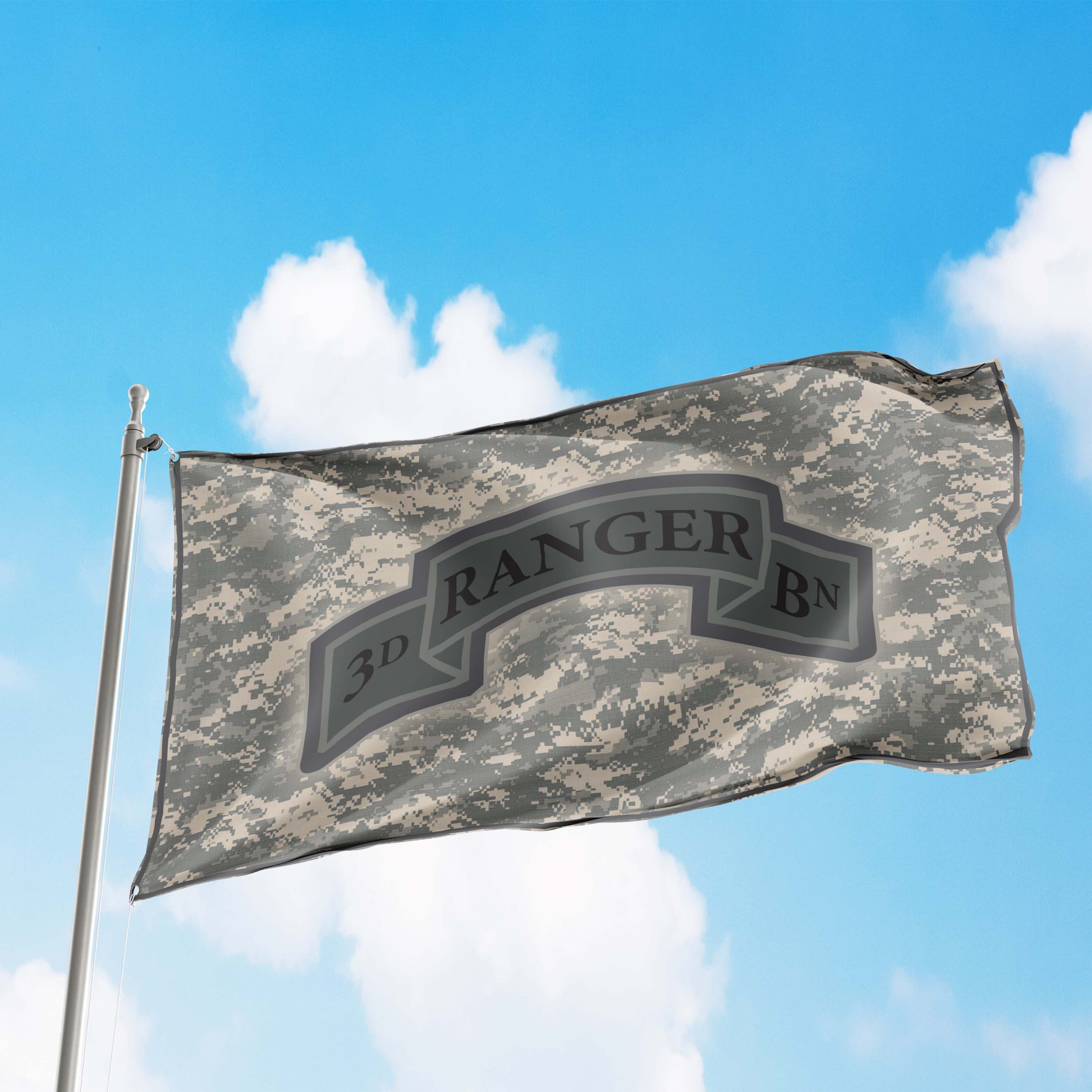 US Army Ranger Battalion Insignia Flag Banner — Apedes Flags And Banners