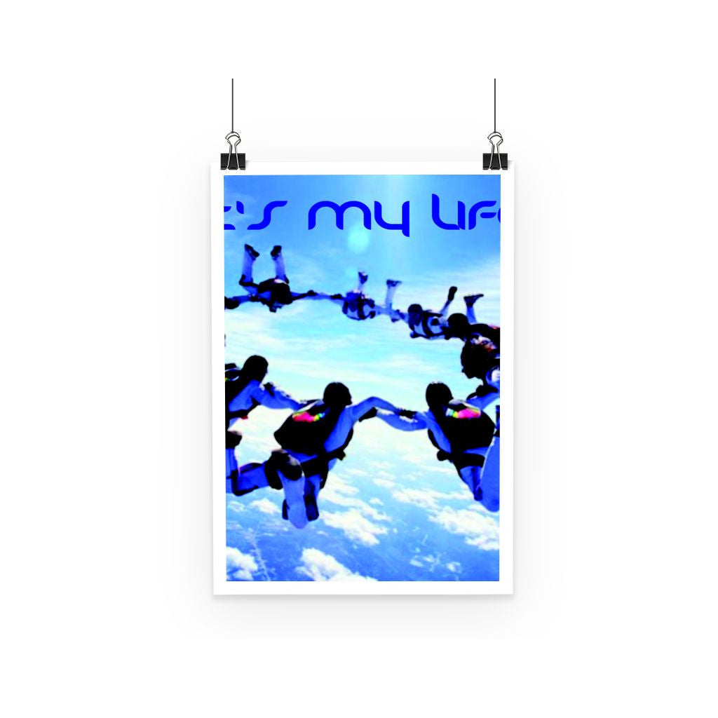 Sky Diving Poster — Apedes Flags And Banners