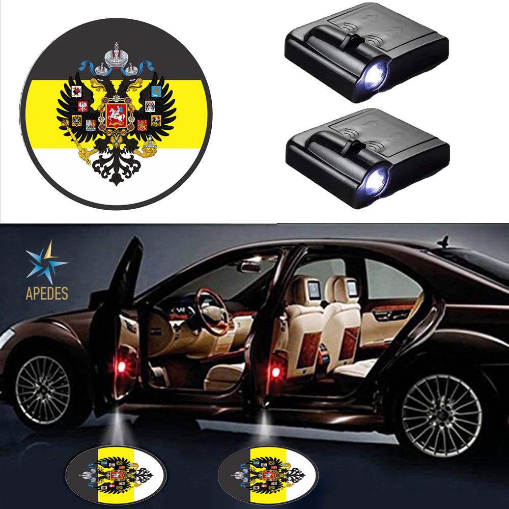 Russian Imperial Coat of Arms Car Door LED Projector Light (Set of 2 ...